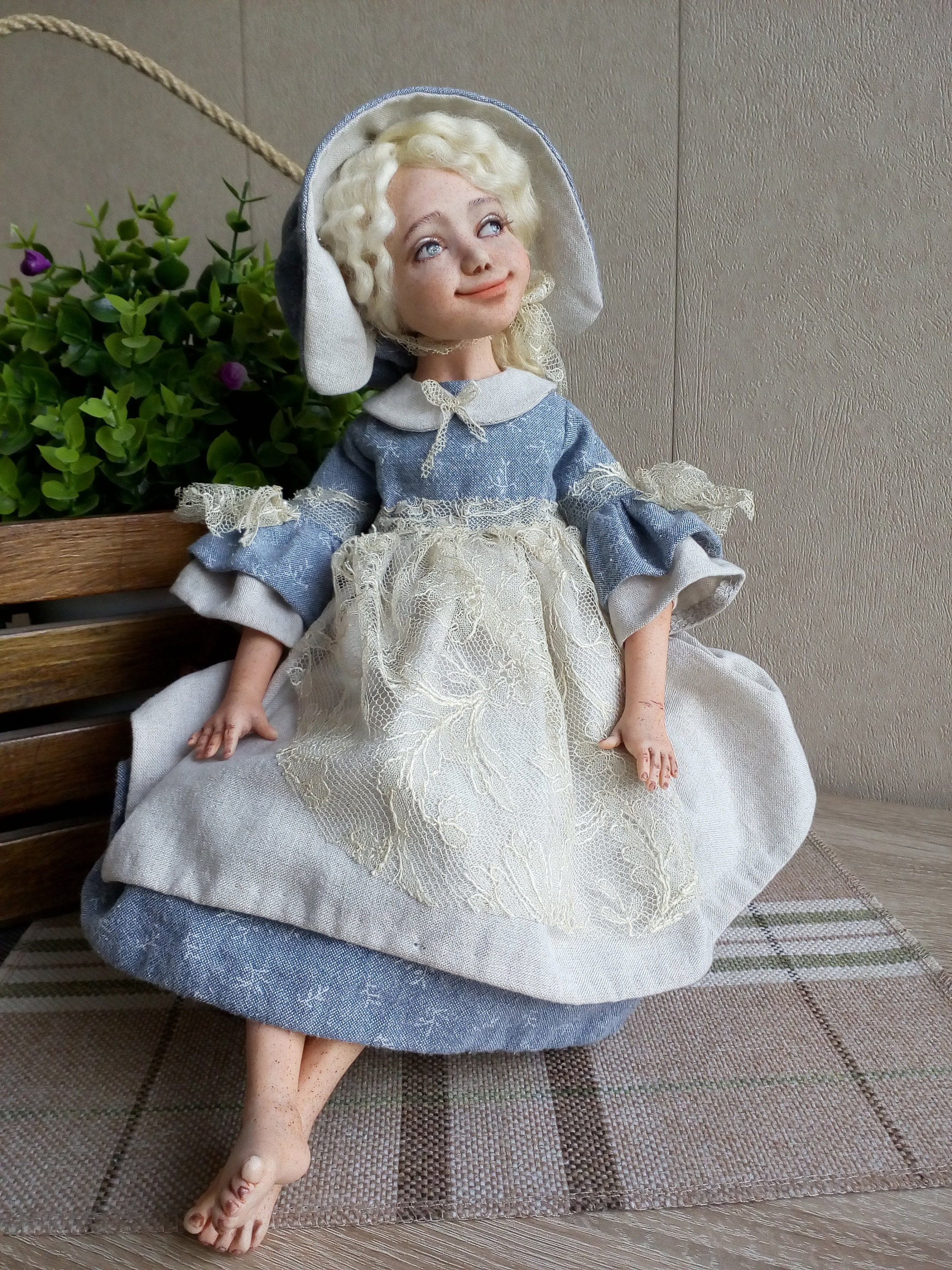 Poseable Art Doll, Boudoir Doll, Doll Made of Polymer Clay - Etsy