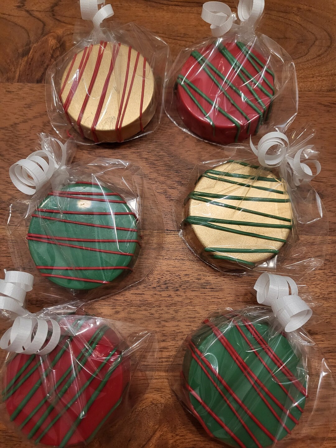 Traditional Christmas Chocolate Covered Oreos (half Dozen); Oreos in ...
