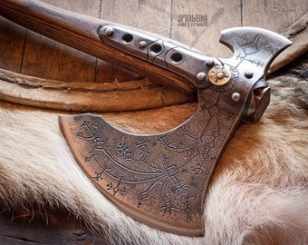 Russian axe handmade by RussianAxe on Etsy