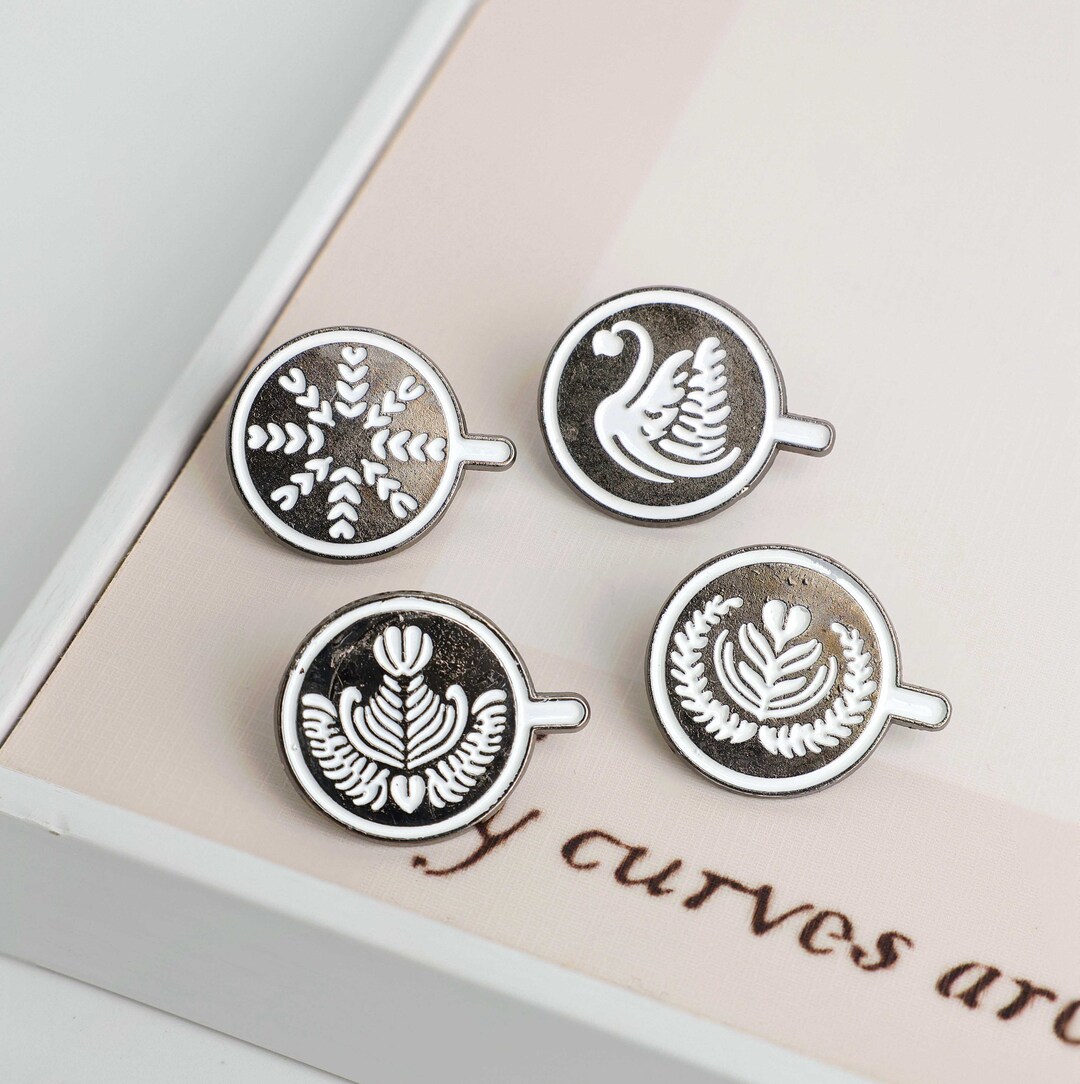 Coffee Pin Coffee Cup Pin Cartoon Pin Funny Enamel Pin Pin - Etsy