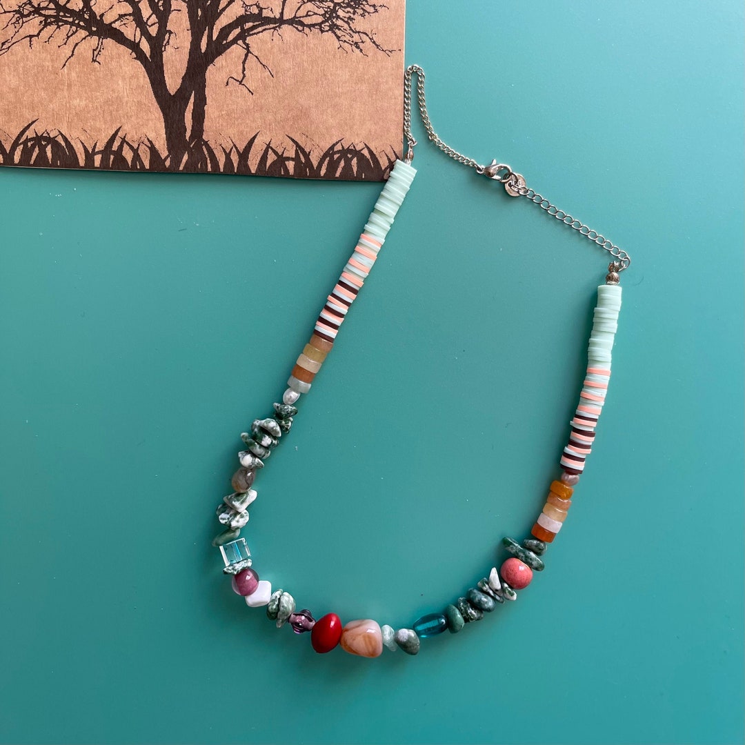 Hawaiian Necklace Beaded Choker Beach Jewelry Island Style - Etsy