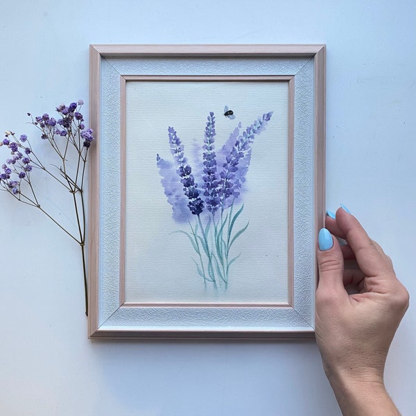 Lavender Painting - Etsy