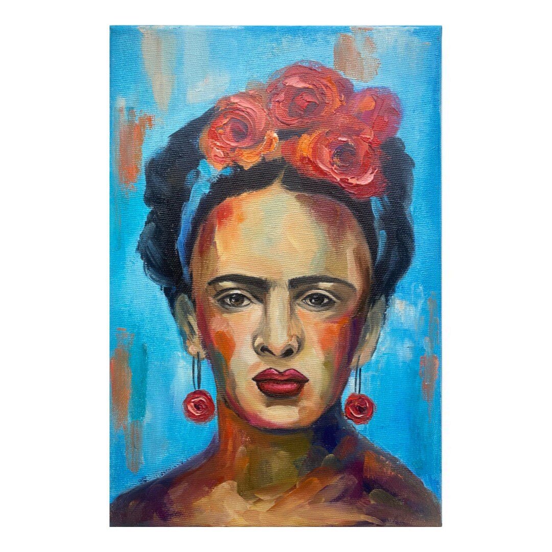 Frida Kahlo Painting Frida Portrait Original Art Frida Kahlo Wall Art ...