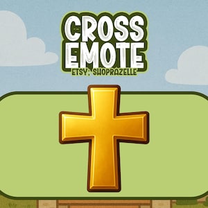 Cross Emote | Christian Twitch & Discord Emote | Cute Chibi Kawaii PNG ...
