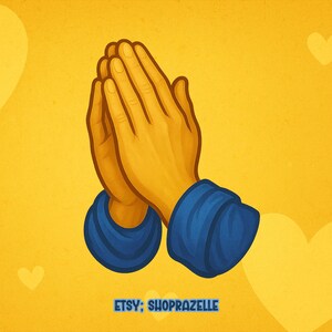 Praying Hands Emote | Christian Twitch & Discord Emote | Faith ...