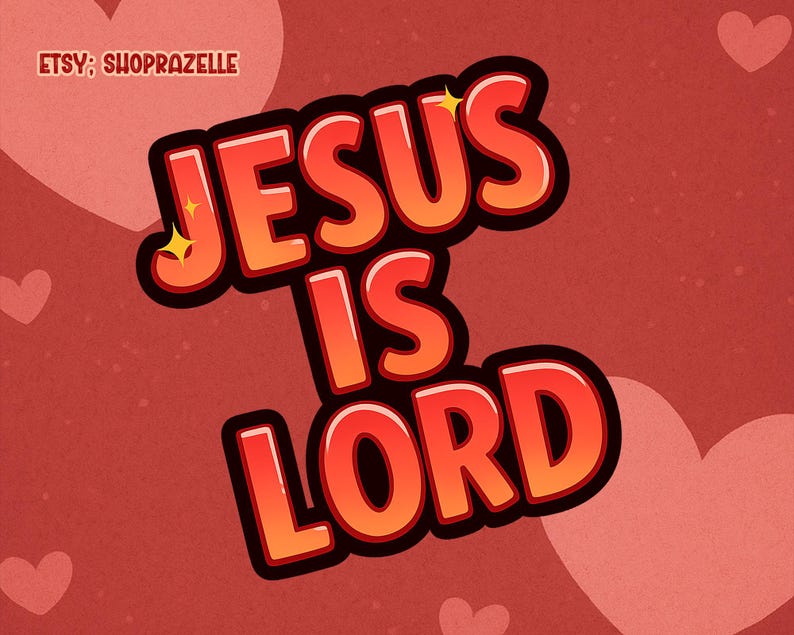 Jesus is Lord Emote | Christian Twitch & Discord Emote | Faith ...