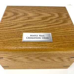 Cherry Companion Human Cremation Urn- Burial Box - Couple Urn - Double ...