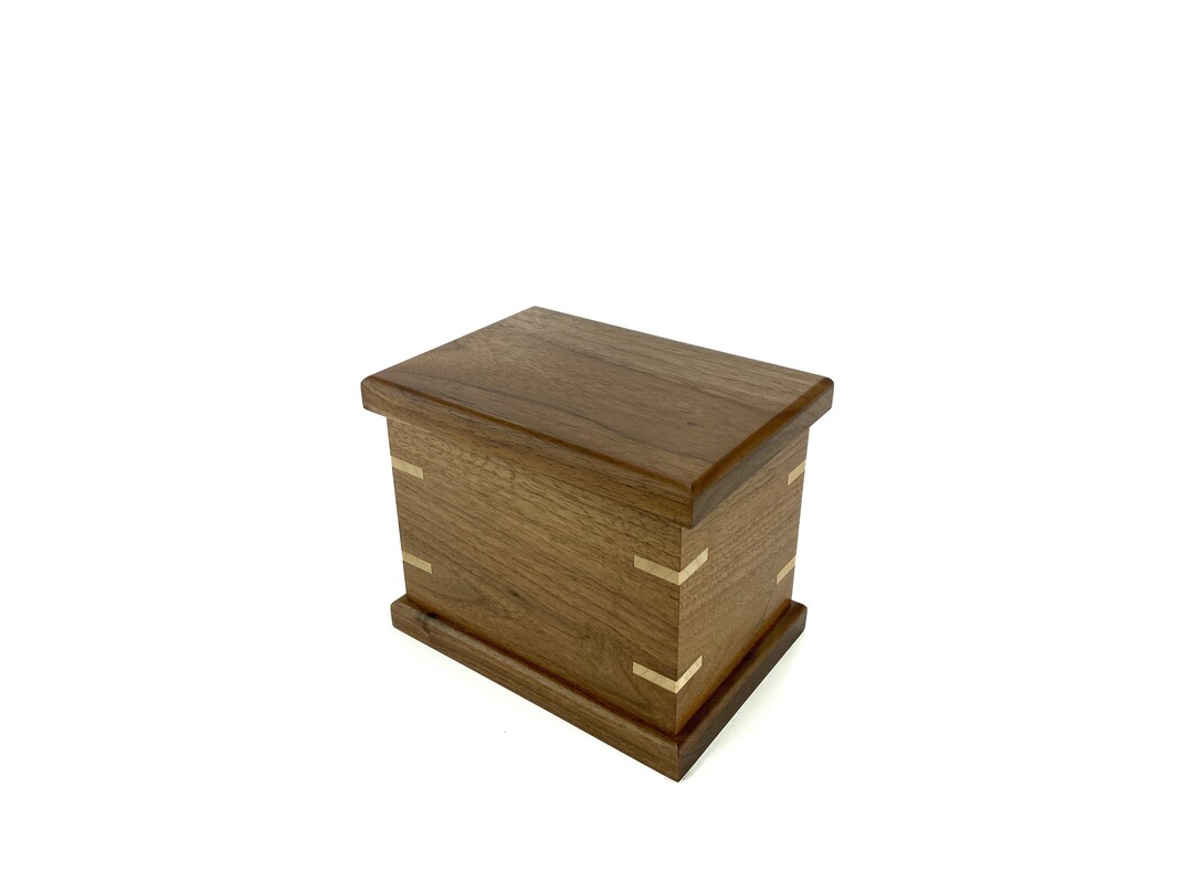 Child-sized Cremation Urn in Black Walnut| Infant Cremation Urn | Baby ...