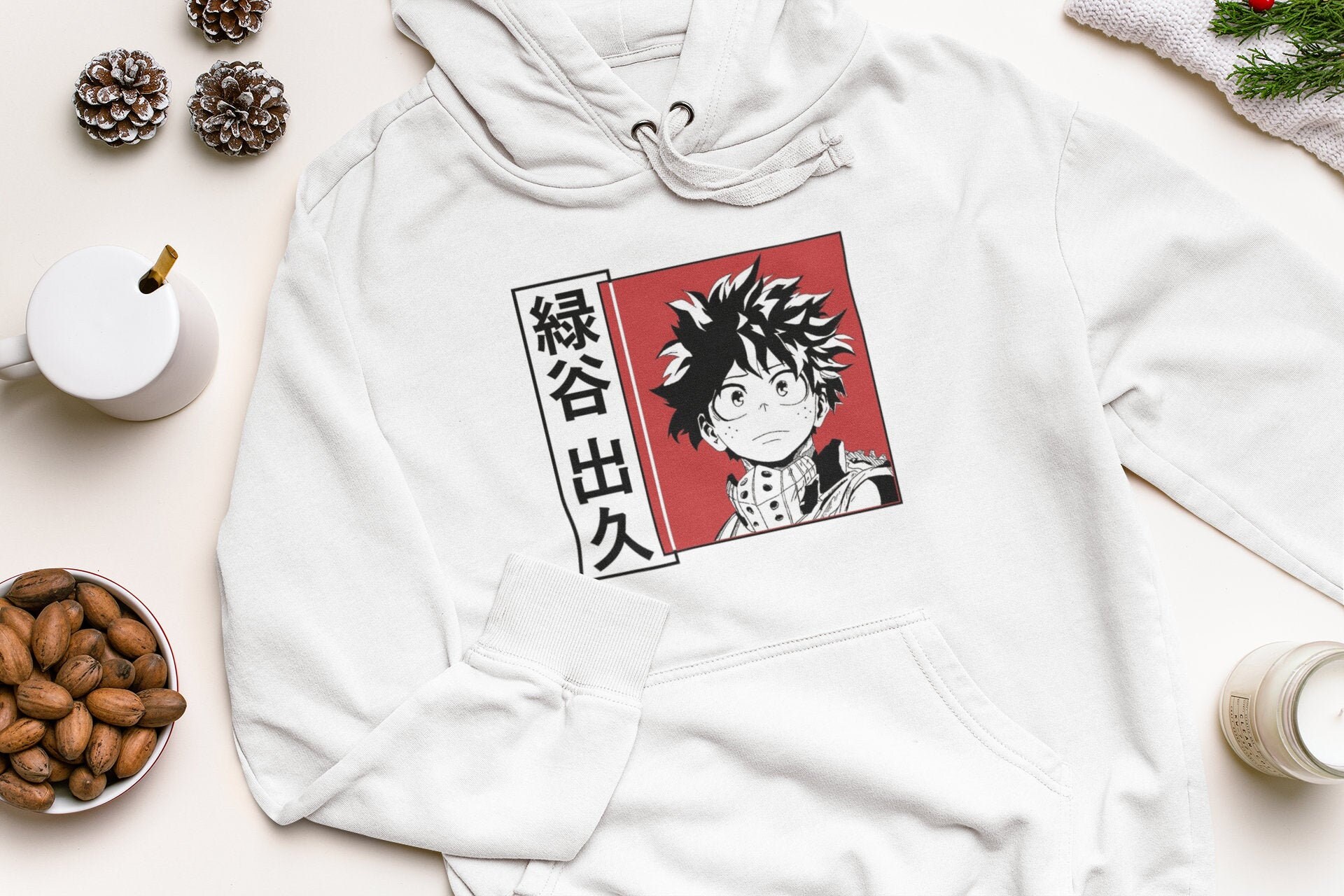 Deku Hoodie My Hero Academia Hoodie Midoriya Izuku Boku No Etsy