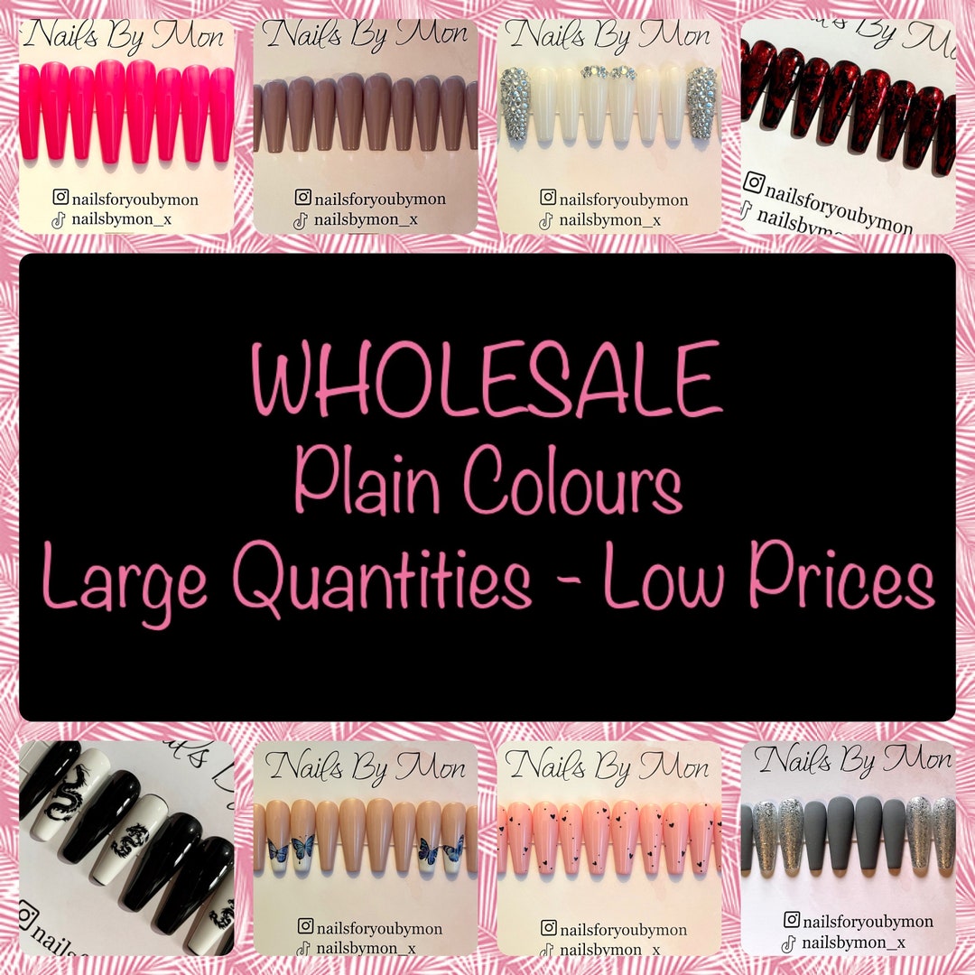 Wholesale Press on Nails Large Quantities Low Price Discounted Rates ...