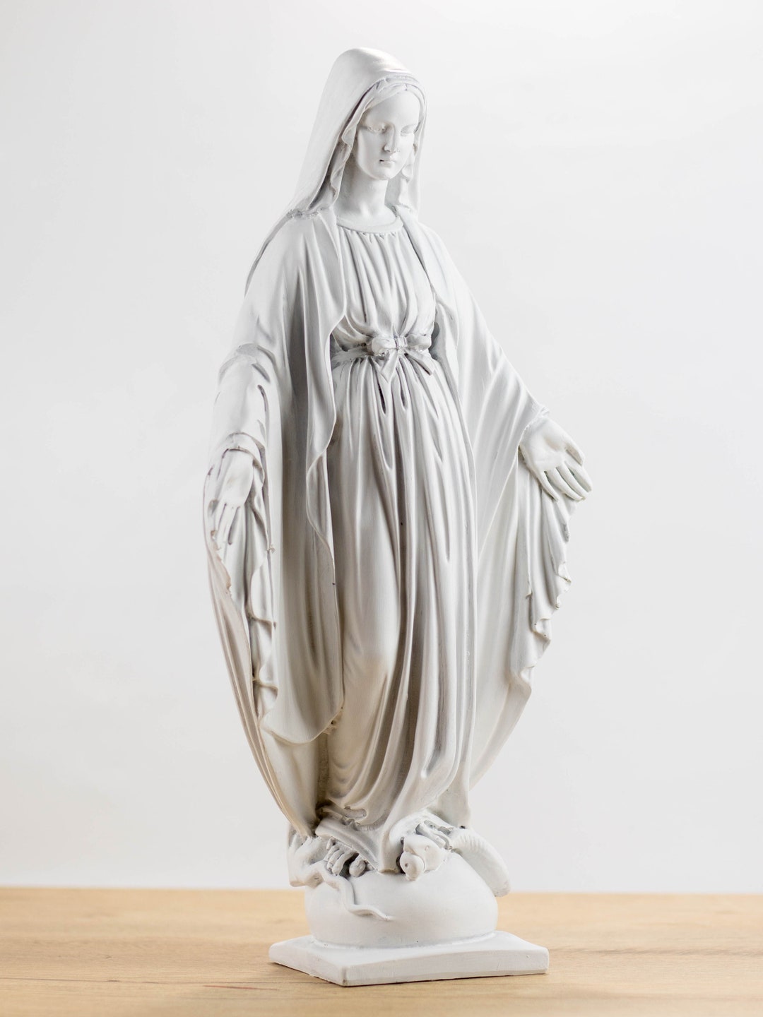 Virgin Mary Statue,the Virgin Lady Sculpture,catholic Gifts for Women ...