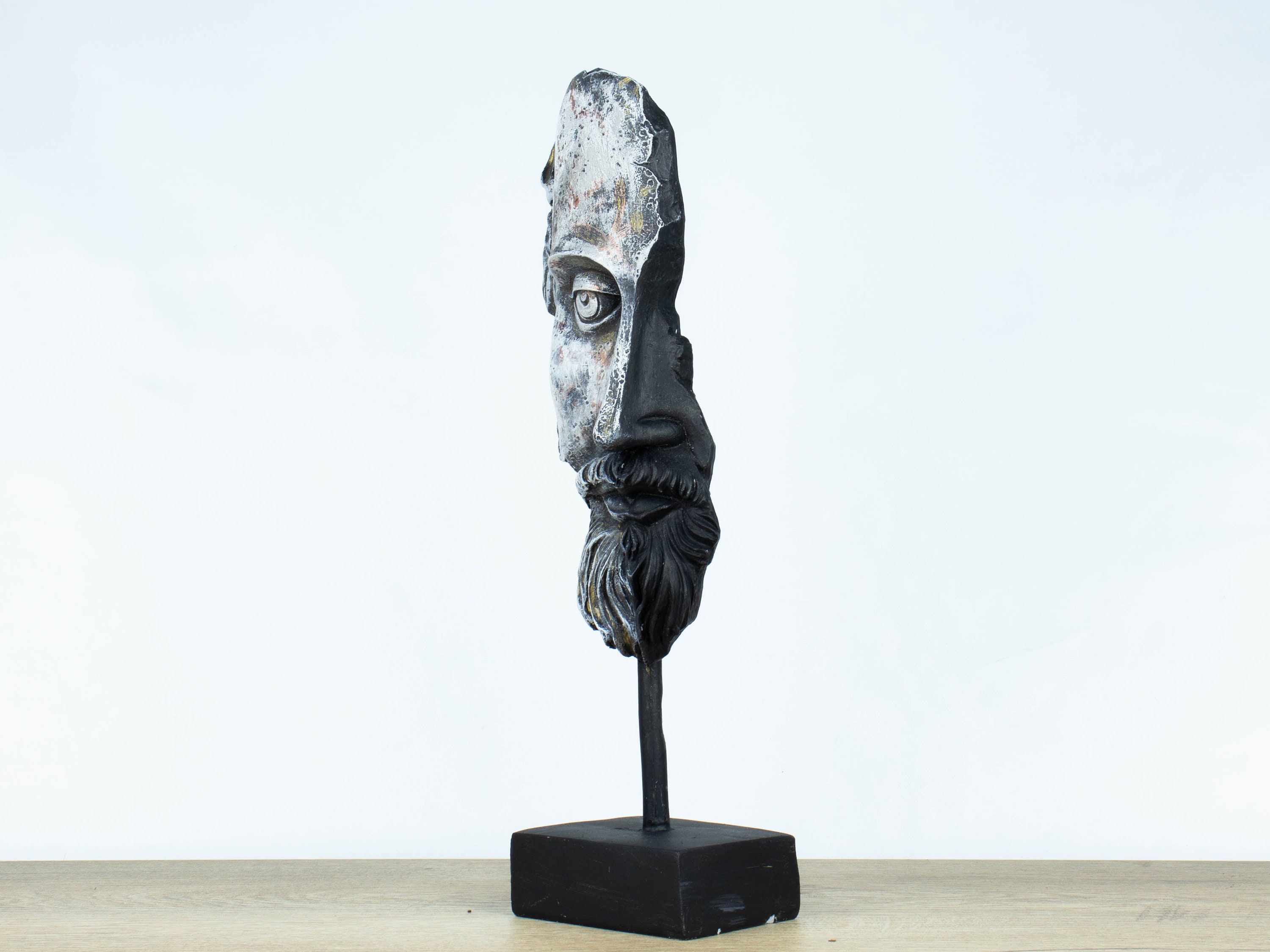 Poseidon Statue 14 Black Gray Greek Statue Ancient - Etsy