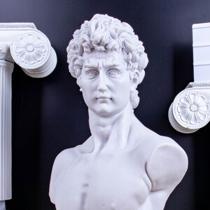 David Bust Statue Davud Sculpture 17 Large Mytholog | Etsy