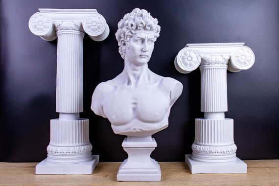 David Bust Statue Davud Sculpture 17 Large Mytholog | Etsy