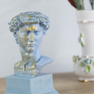 Eclectic Sculpture,mini David Bust Statue, Davud Sculpture, 17 Large ...