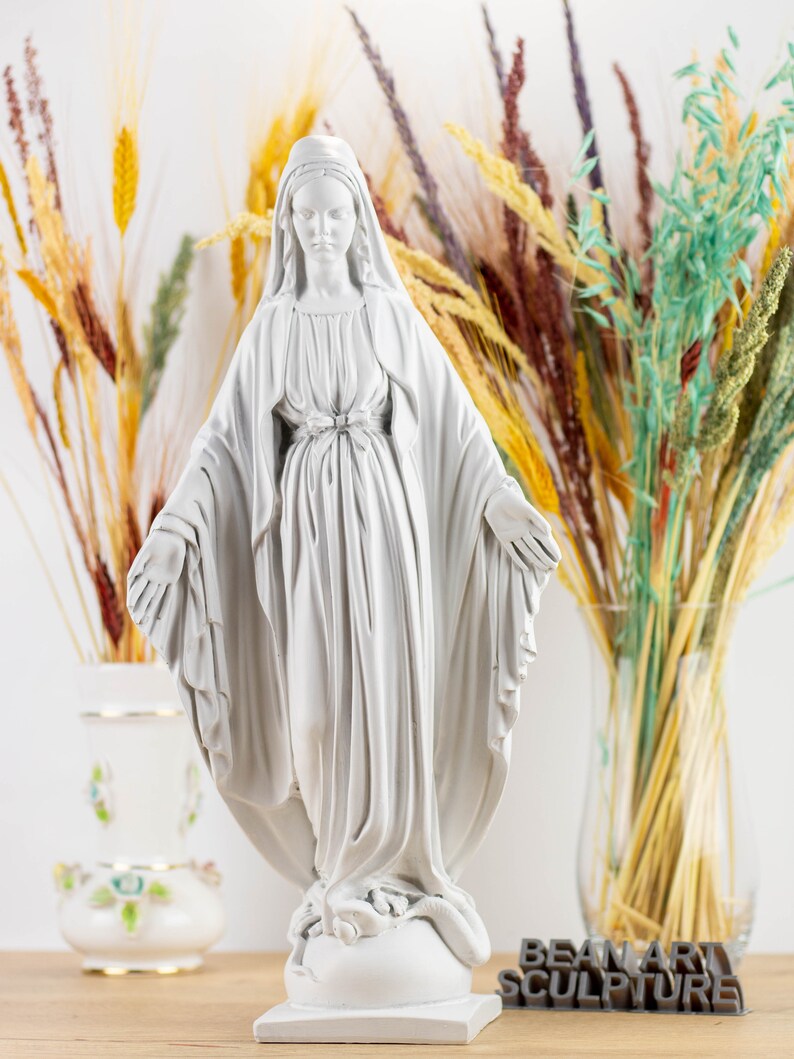 Virgin Mary Statue,the Virgin Lady Sculpture,catholic Gifts for Women ...
