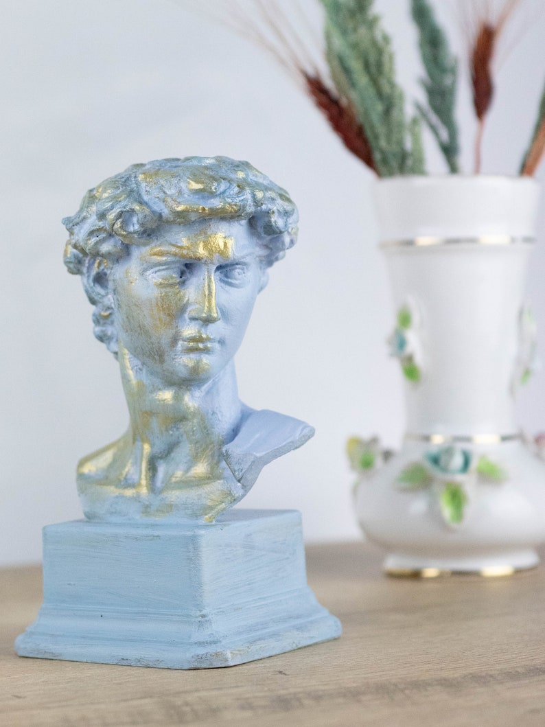 Eclectic Sculpturemini David Bust Statue Davud Sculpture - Etsy UK