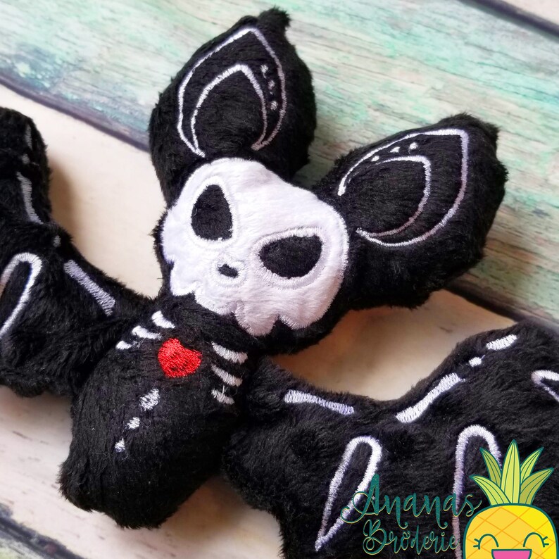 Skeleton Bat Plush Toy. Creepy Baby Toys Halloween Spooky | Etsy