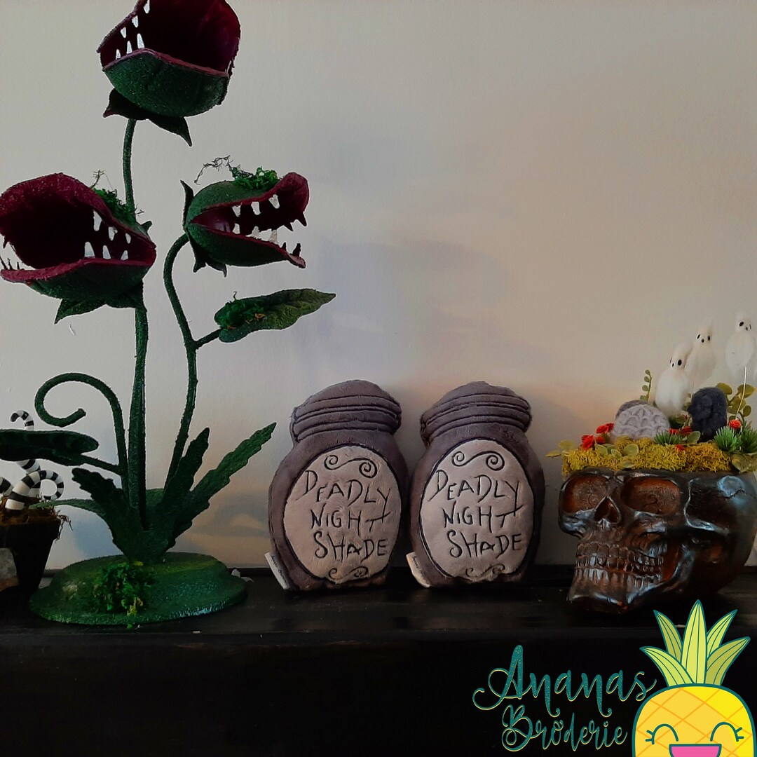 Deadly Night Shade Plush Toy. Nightmare Before Christmas Stuffie ...