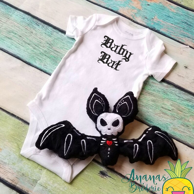 Skeleton Bat Plush Toy. Creepy Baby Toys Halloween Spooky | Etsy
