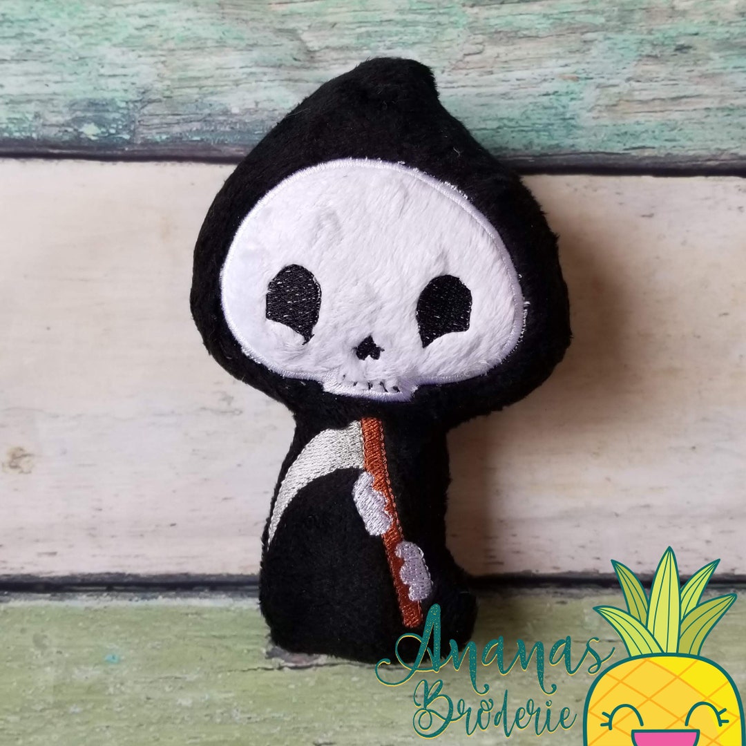 Grim Reaper Plush Toy. Creepy Baby Toys Halloween Spooky - Etsy