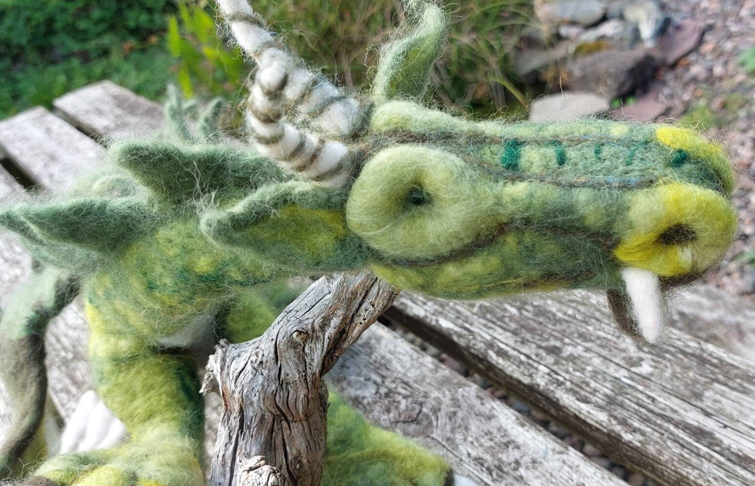 Erathius the Keeper of the Earth - Felted Dragon - Etsy
