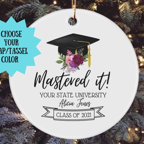 Masters Degree Graduation Gift for Her Him Masters Degree - Etsy