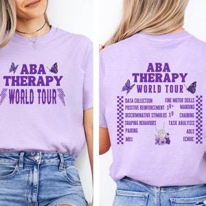 Aba Shirt, Applied Behavior Therapy, Behavior Therapist, ABA World Tour ...