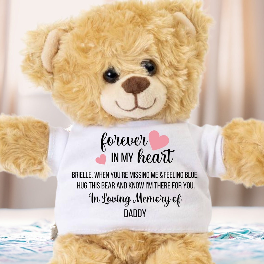 Memory Bear, Loss of Father, Memorial Bear, Kids Sympathy Gift ...
