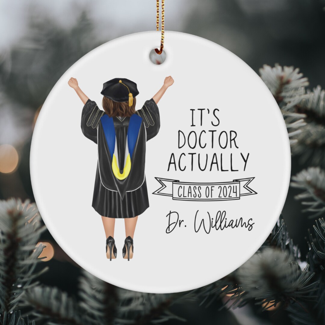 Phd Graduation Gift, Phd Graduation Ornament, Graduation Gift for Her ...