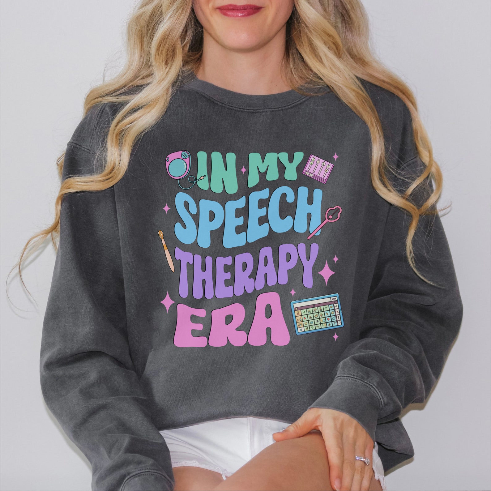 Speech Therapy, Speech Language Pathologist, Slp Sweatshirt, Aac Shirt ...