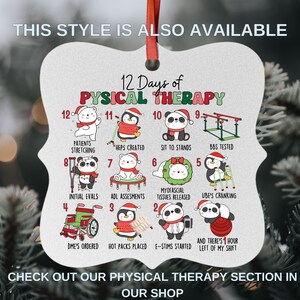 Christmas Physical Therapy Gifts, PT Ornament, Physical Therapist Gift ...