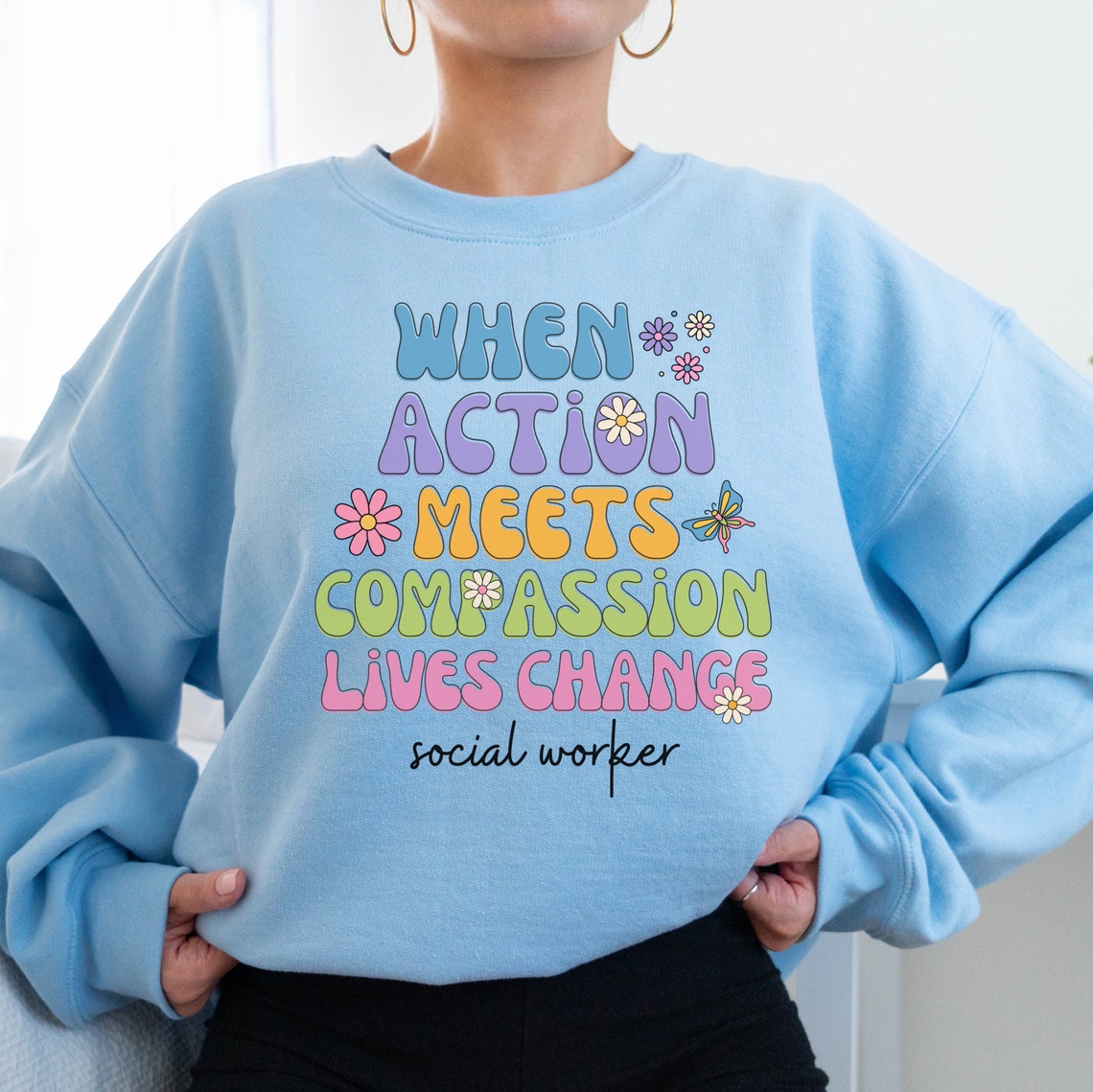 Social Worker Gift Social Worker Sweatshirt Social Worker - Etsy