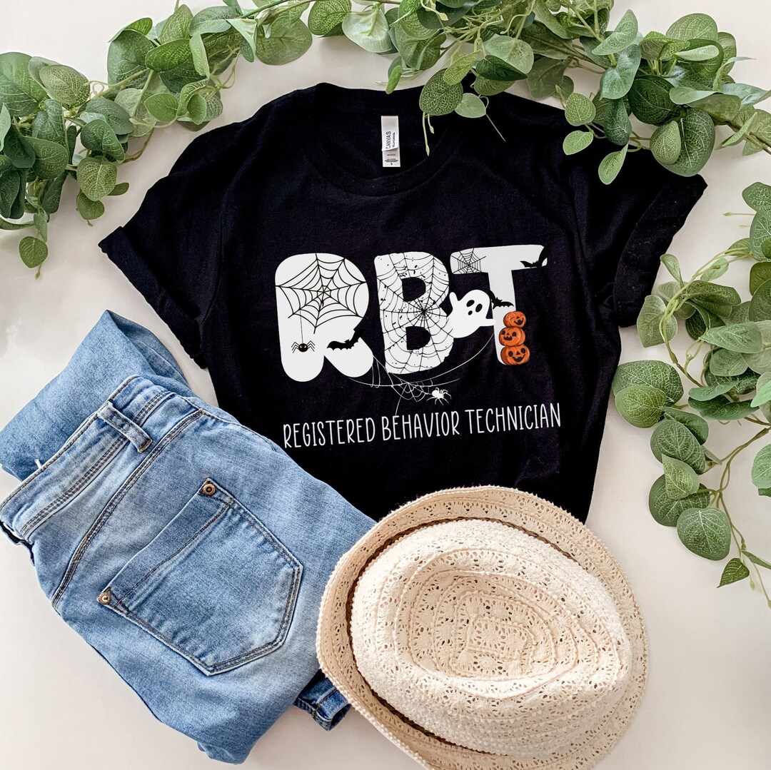 Halloween Rbt Shirts, Rbt Shirts, Aba Shirts, BCBA Shirt, Aba Therapy ...