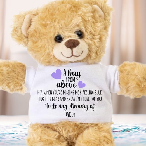 Memory Bear Sympathy Bear Memorial Bear Loss of Father - Etsy