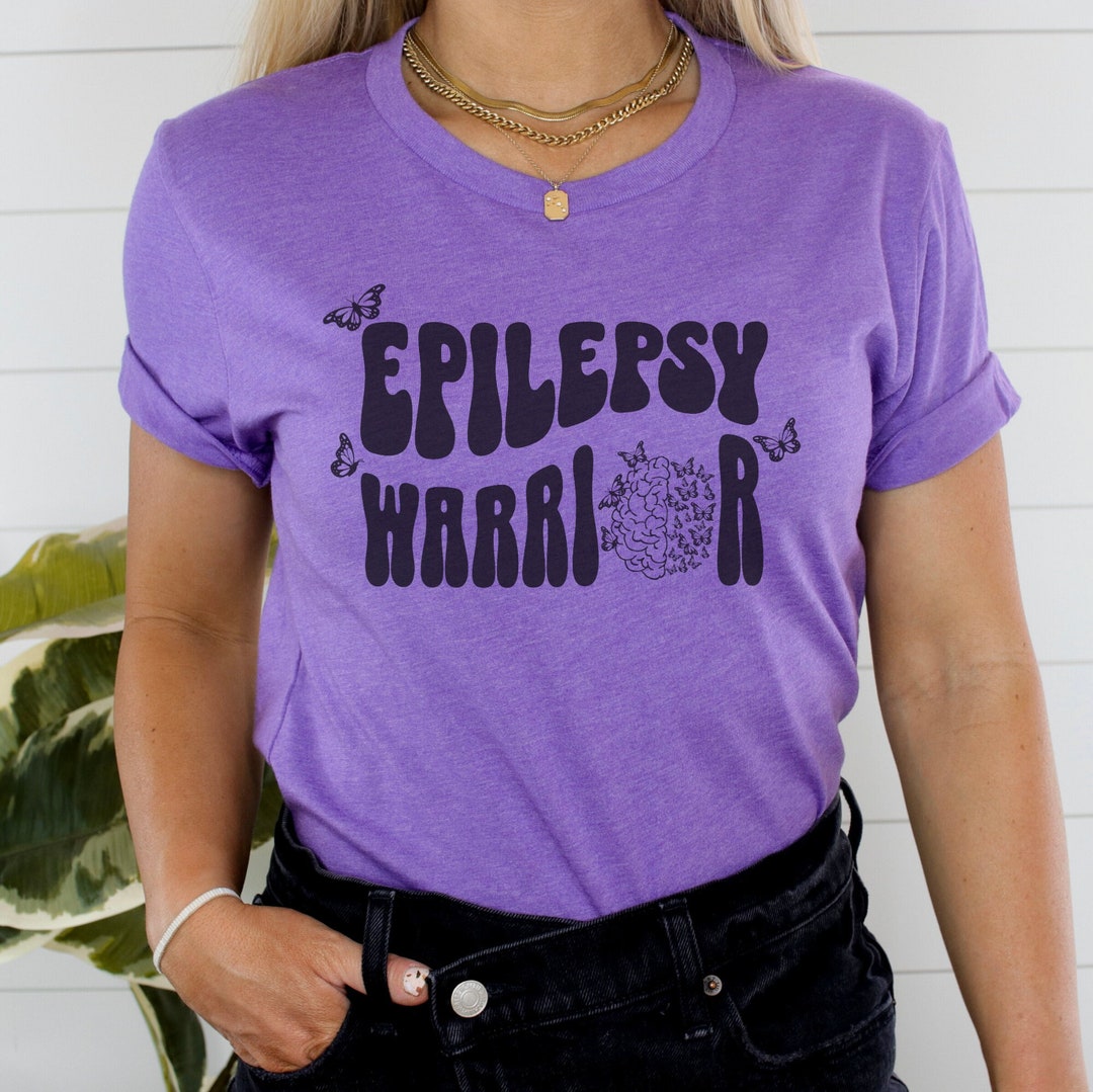 Epilepsy Awareness, Epilepsy Warrior Shirt, Brain Shirt, Epilepsy Shirt ...