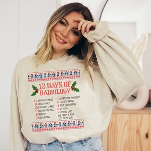 Christmas Radiology Sweatshirt, Radiologist Gifts, Xray Tech, Rad Tech ...