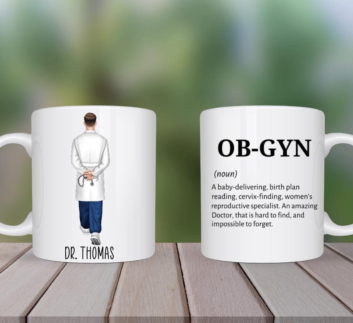 Obgyn Mug, Obgyn Gifts, Resident Doctor Gift, Personalized Obgyn, Baby ...