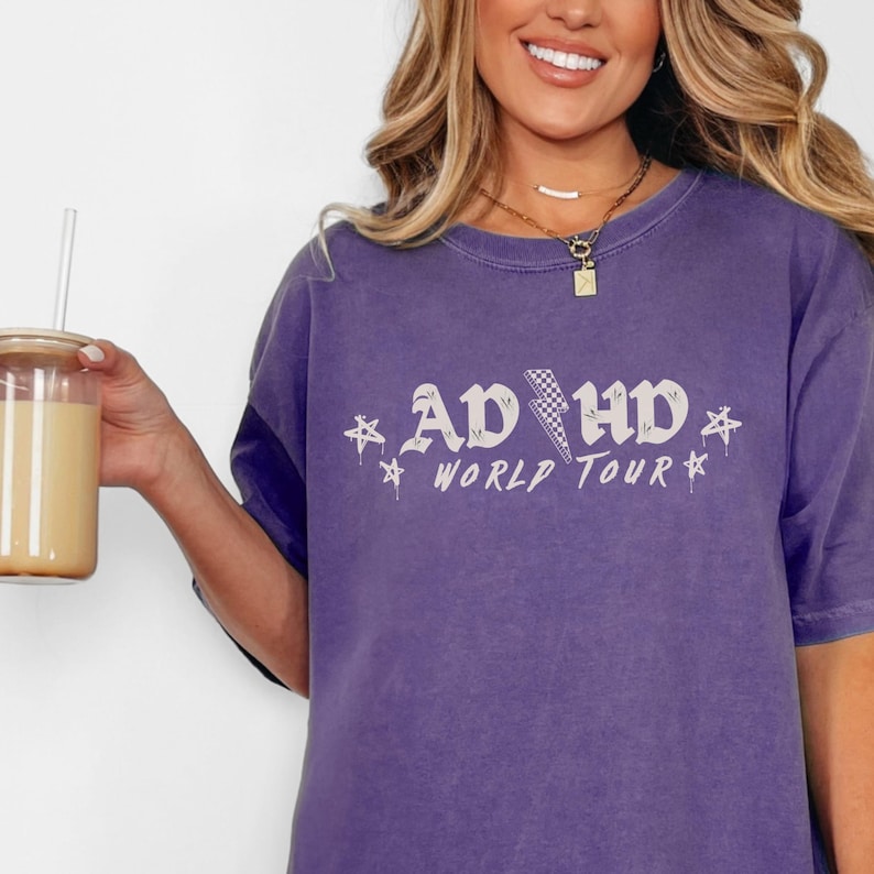 ADHD Shirt, ADHD Band Tee, Adhd Gifts, Neurodiversity Shirt, Neurospicy ...