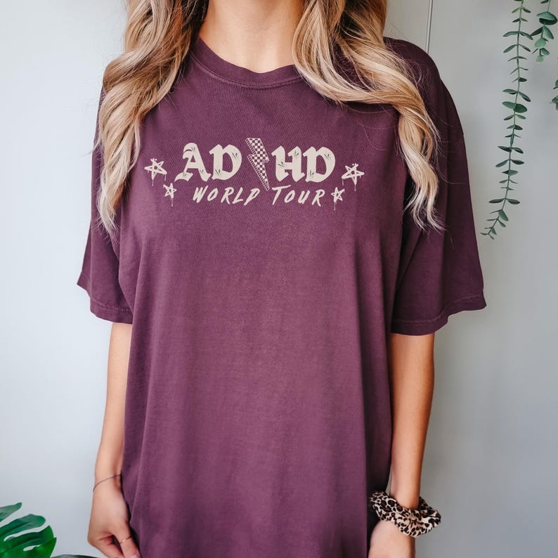 ADHD Shirt, ADHD Band Tee, Adhd Gifts, Neurodiversity Shirt, Neurospicy ...