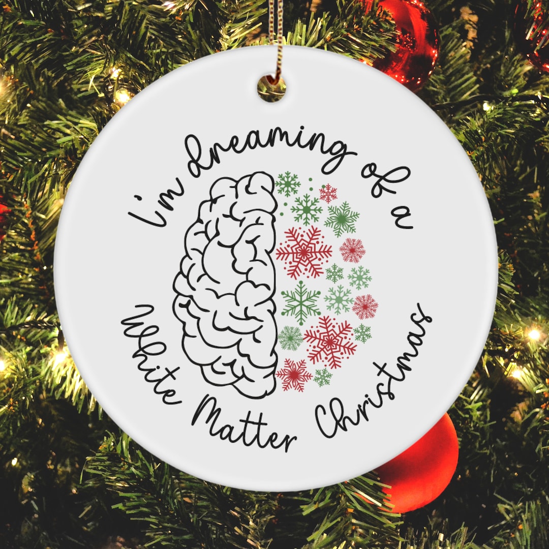 Christmas Neuro Nurse Ornament, Neuro Nurse, Neurology Nurse ...