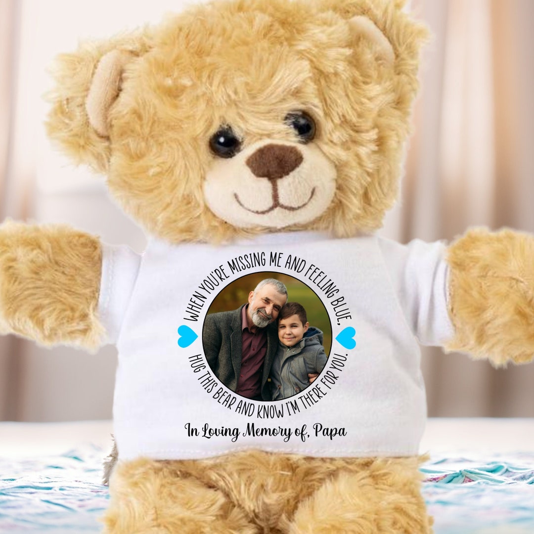 Memory Bear, Sympathy Bear, Memorial Bear, Loss of Father, Kids ...