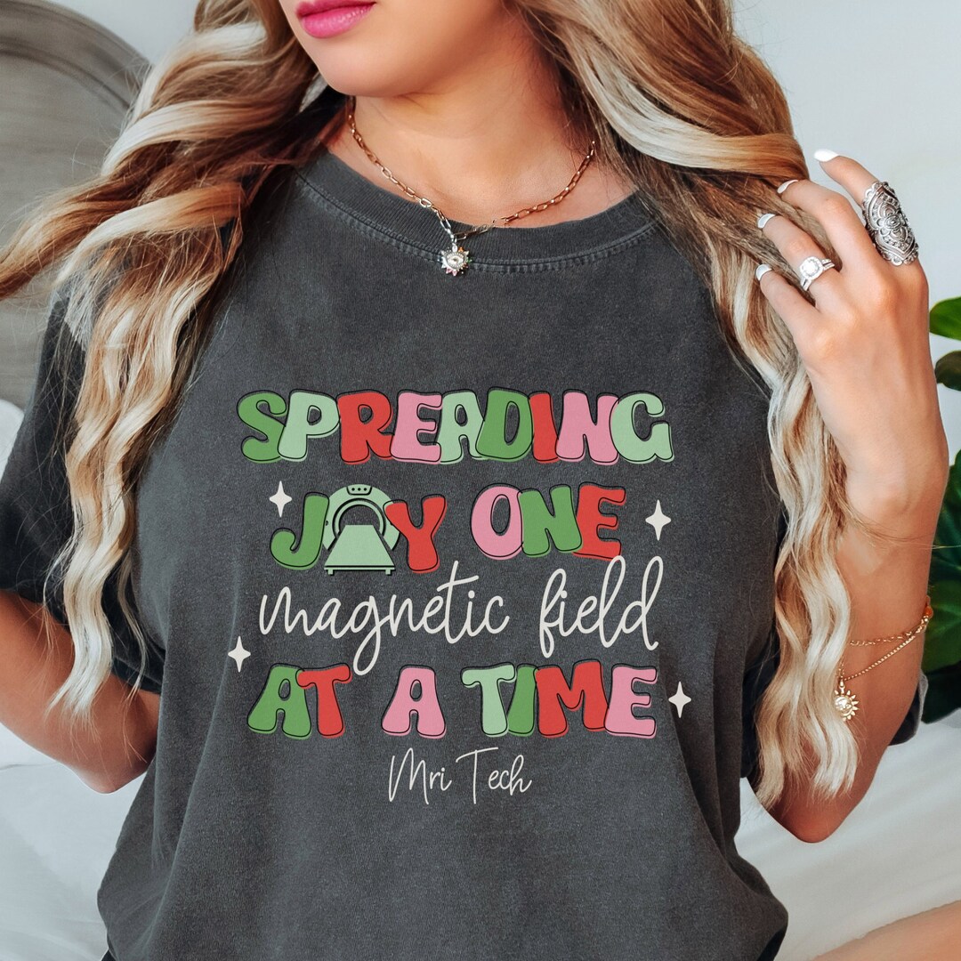 Christmas Mri Tech, Mri Tech Shirt, Mri Technician, Comfort Colors, Mri ...