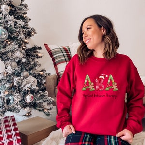 Christmas Aba Shirts, Aba Therapy Sweatshirt, Rbt Shirts, BCBA Shirt ...