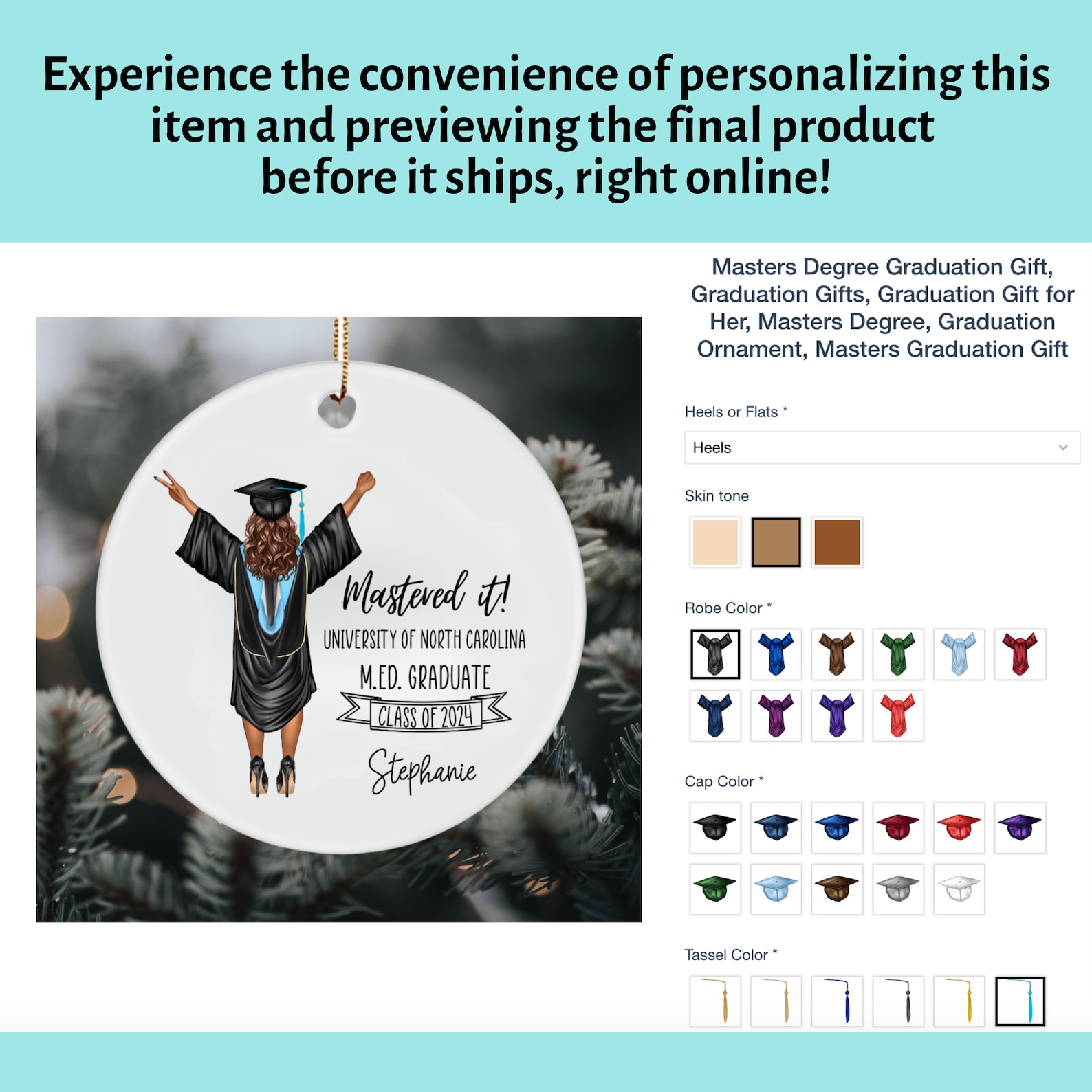 Masters Degree Graduation Gift, Graduation Gifts, Graduation Gift for ...