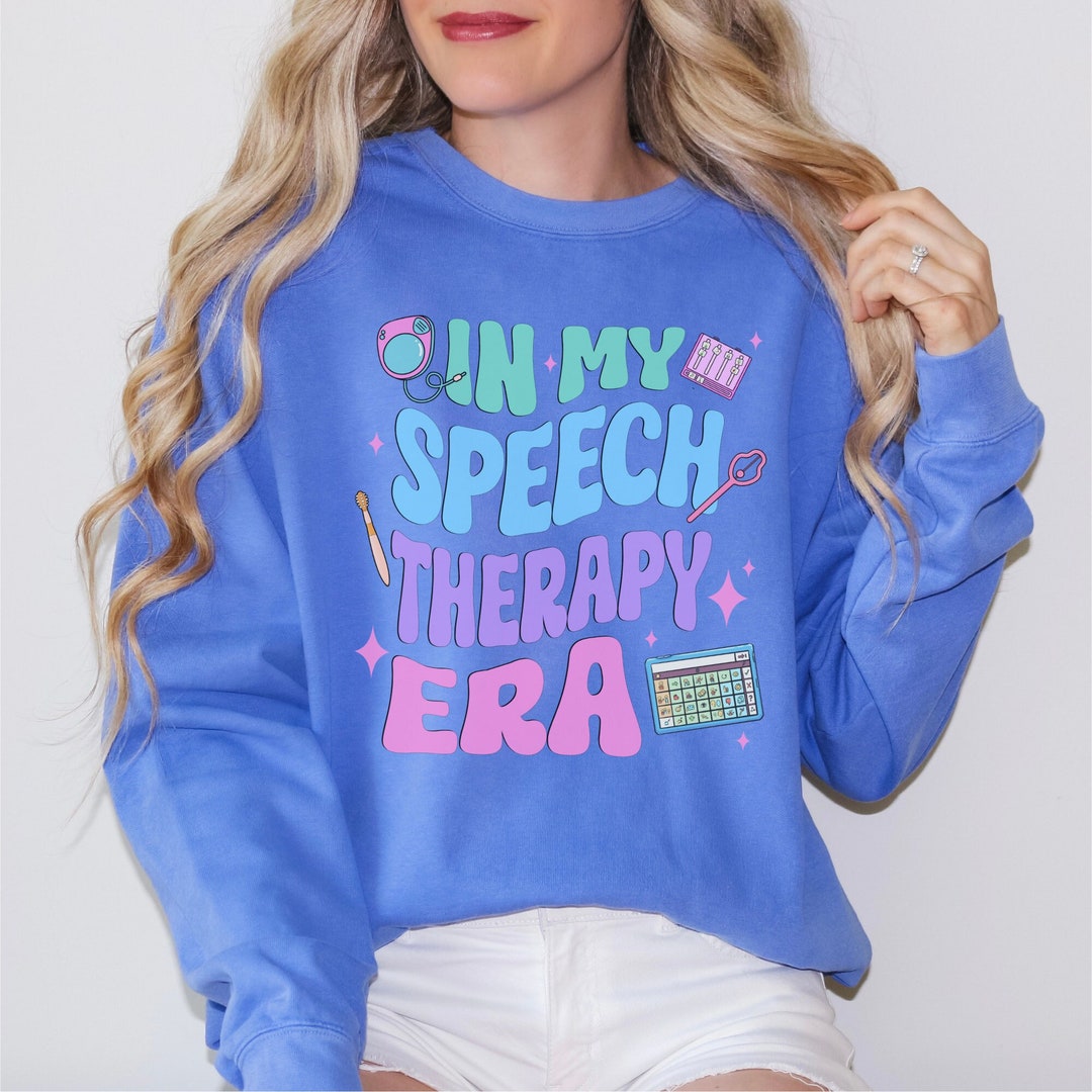 Speech Therapy, Speech Language Pathologist, Slp Sweatshirt, Aac Shirt ...