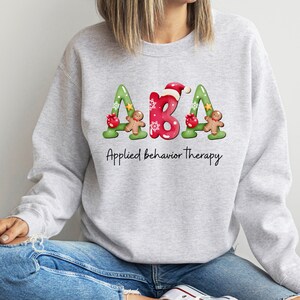Christmas Aba Shirts, Aba Therapy Sweatshirt, Rbt Shirts, BCBA Shirt ...