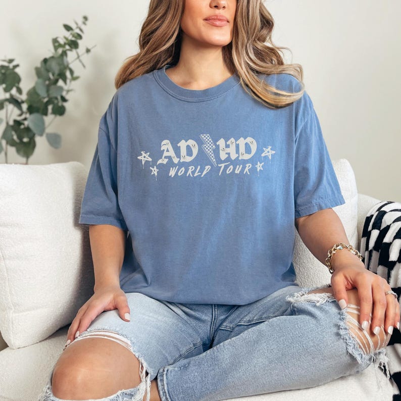 ADHD Shirt, ADHD Band Tee, Adhd Gifts, Neurodiversity Shirt, Neurospicy ...