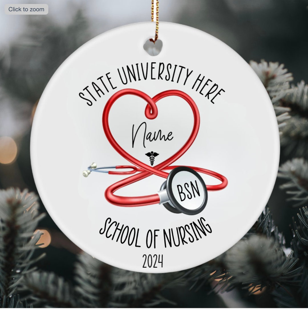 Bsn Graduation Gifts, Nursing School Grad Ornament for Nurse Graduation ...