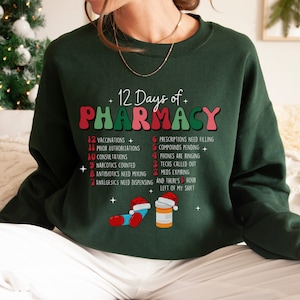 Pharmacy Gift, Christmas Pharmacy Shirt, Pharmacist Gift, Pharmacy ...